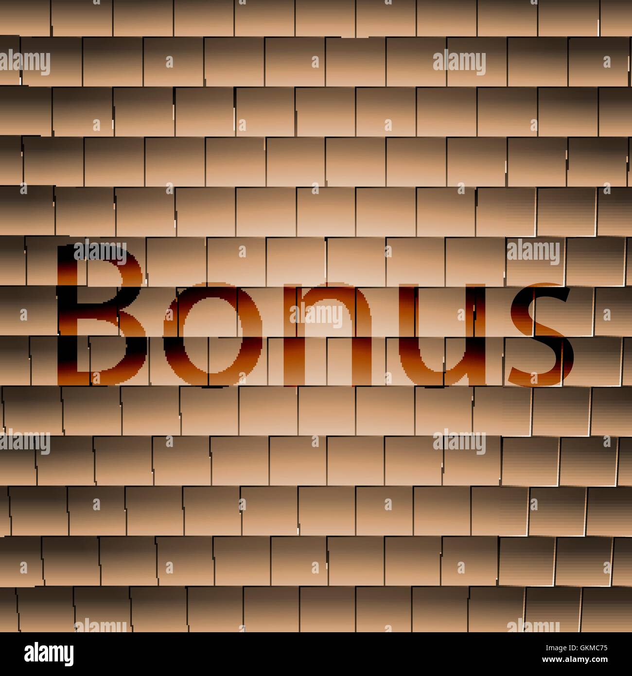 Bonus icon symbol Flat modern web design with long shadow and space for ...