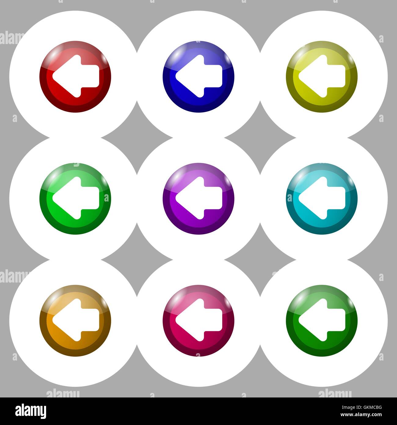 Symbol for directional arrow Stock Vector Images - Alamy