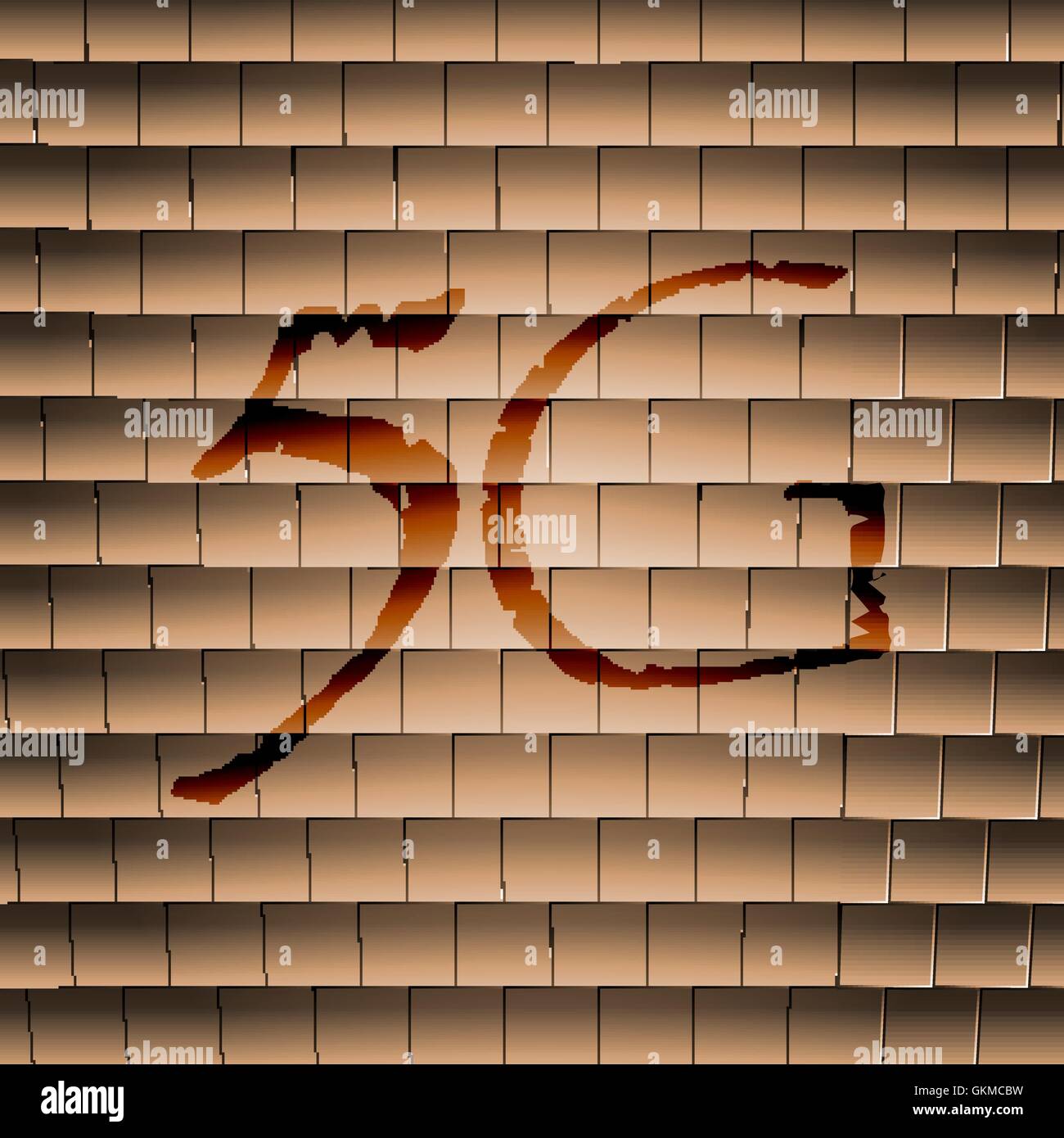 5G icon symbol Flat modern web design with long shadow and space for ...