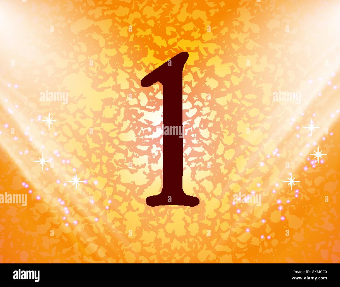 number one icon symbol Flat modern web design with long shadow and ...