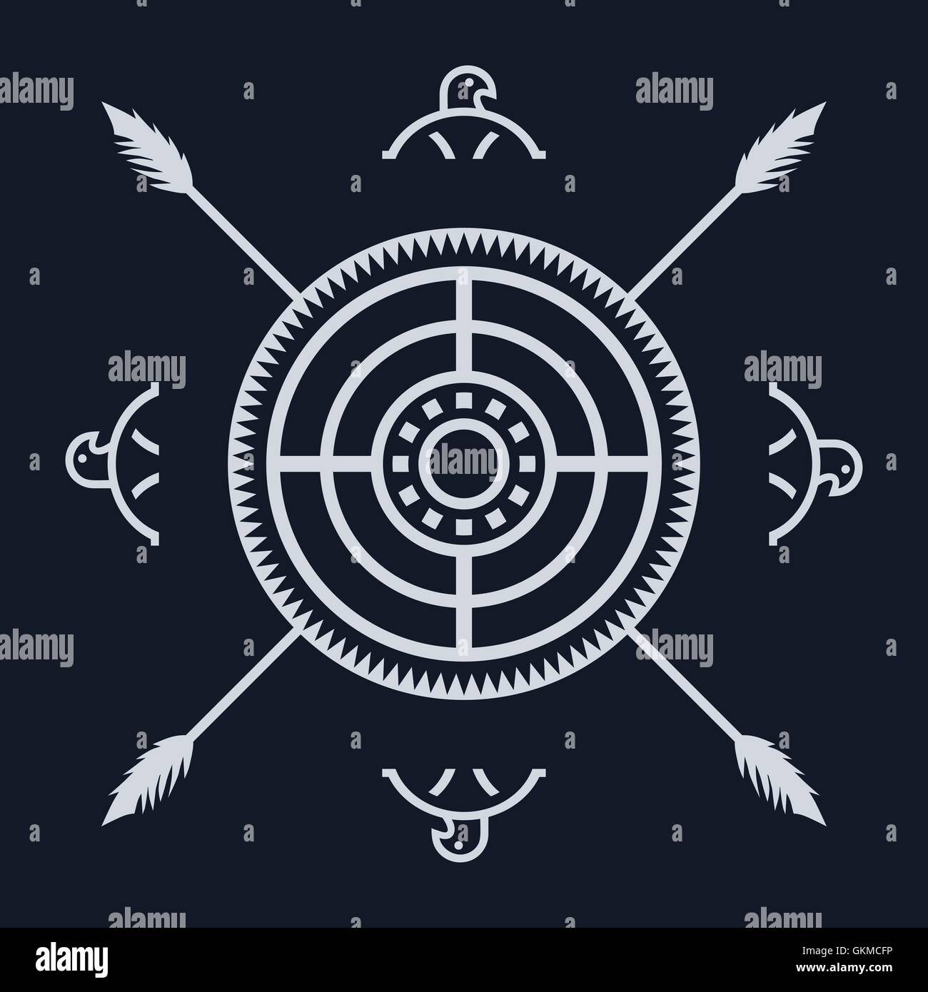 native ethnic art symbol Stock Vector Image & Art - Alamy