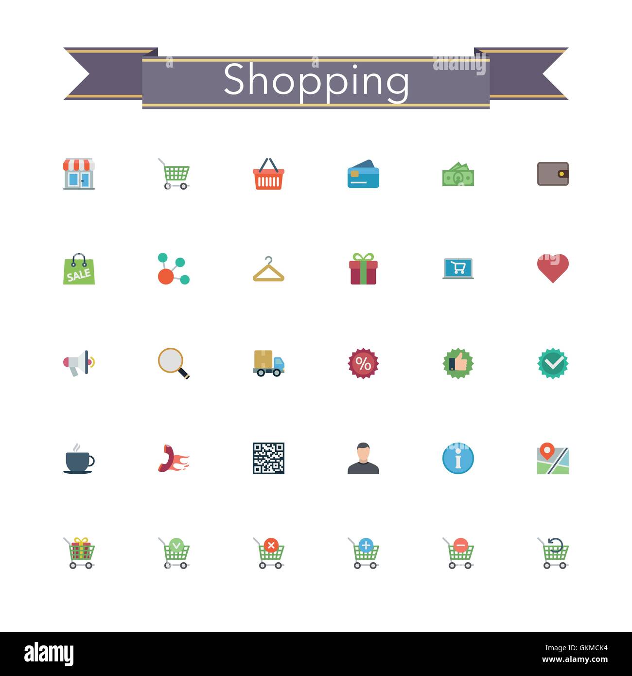 Shopping cart money Stock Vector Images - Alamy