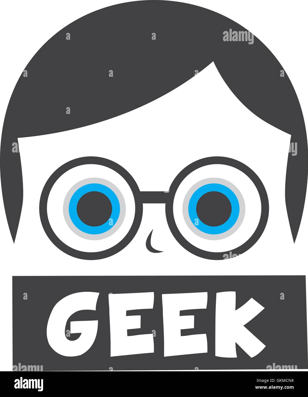 Young geek Stock Vector Images - Alamy