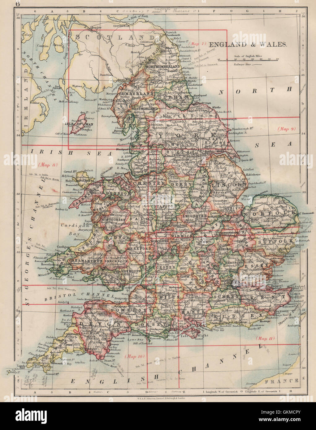 Westmorland england map hi-res stock photography and images - Alamy