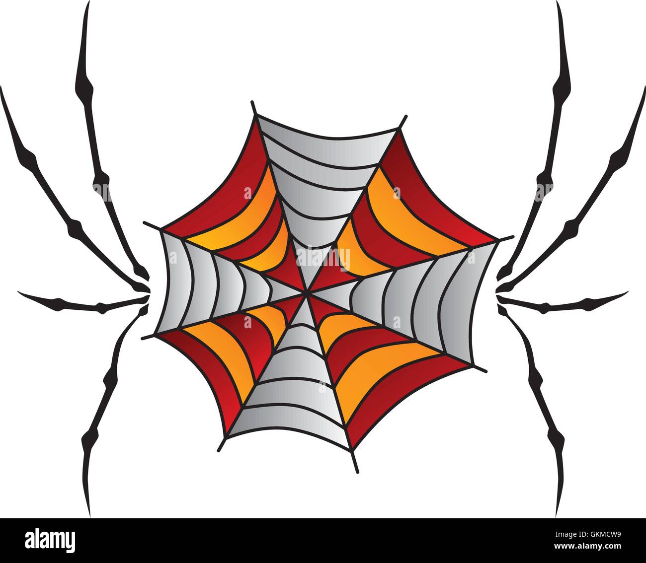 Color cobweb Cut Out Stock Images & Pictures - Alamy