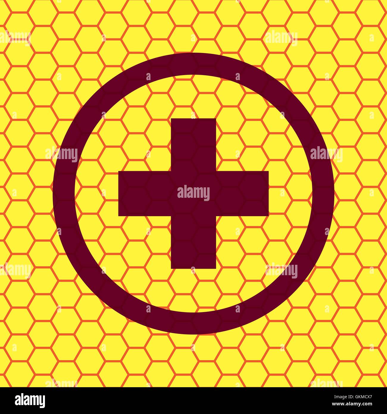 Plus. Flat modern web button and space for your text Stock Vector Image ...