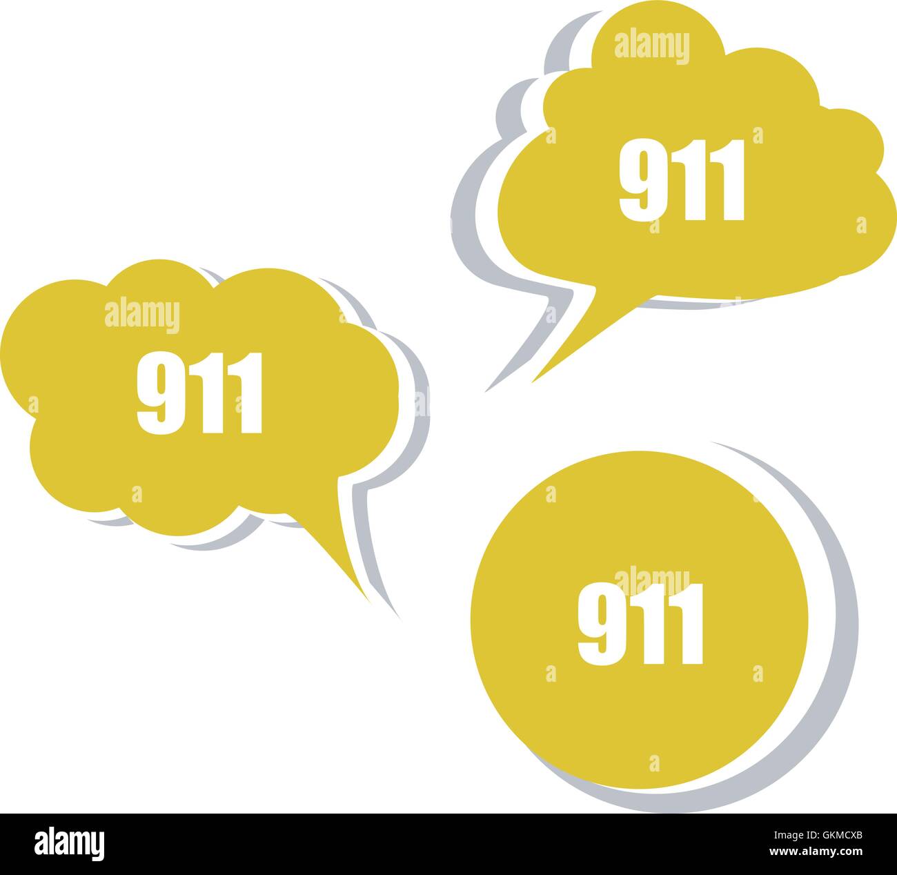 911 badge Stock Vector Images - Alamy