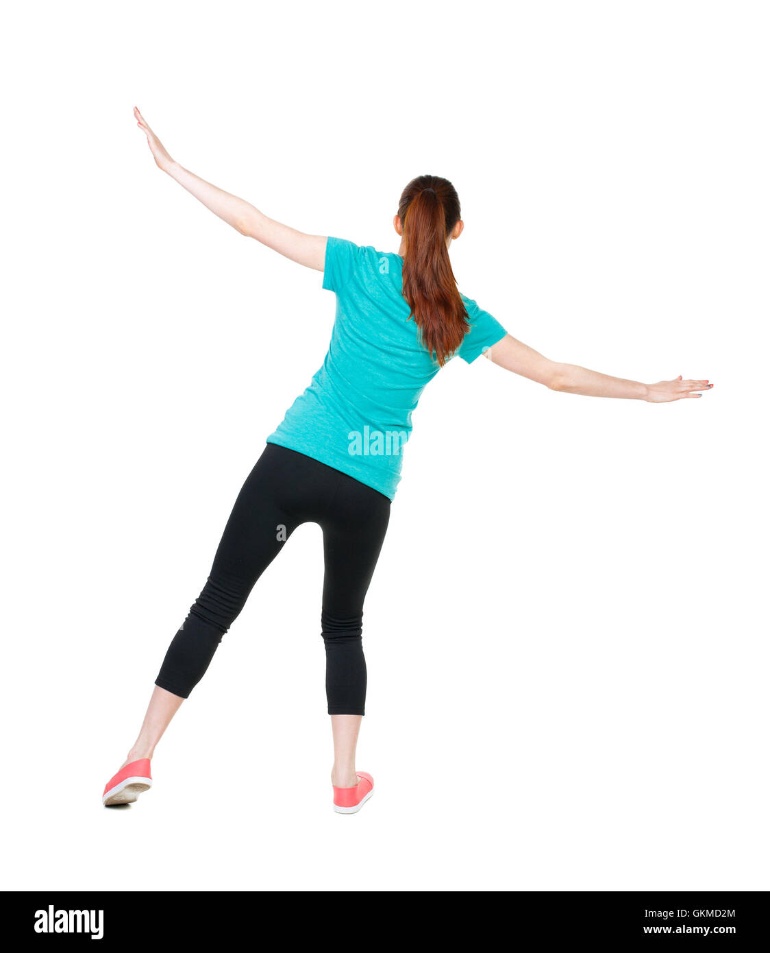 Arms Behind Back Back View Cut Out Stock Images & Pictures - Alamy