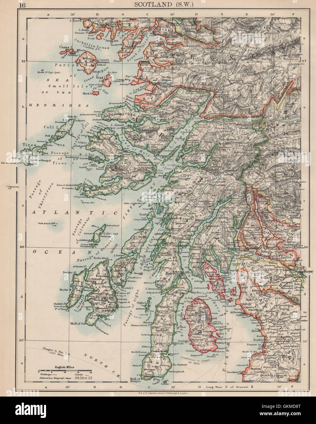 Dumbarton map hi-res stock photography and images - Alamy