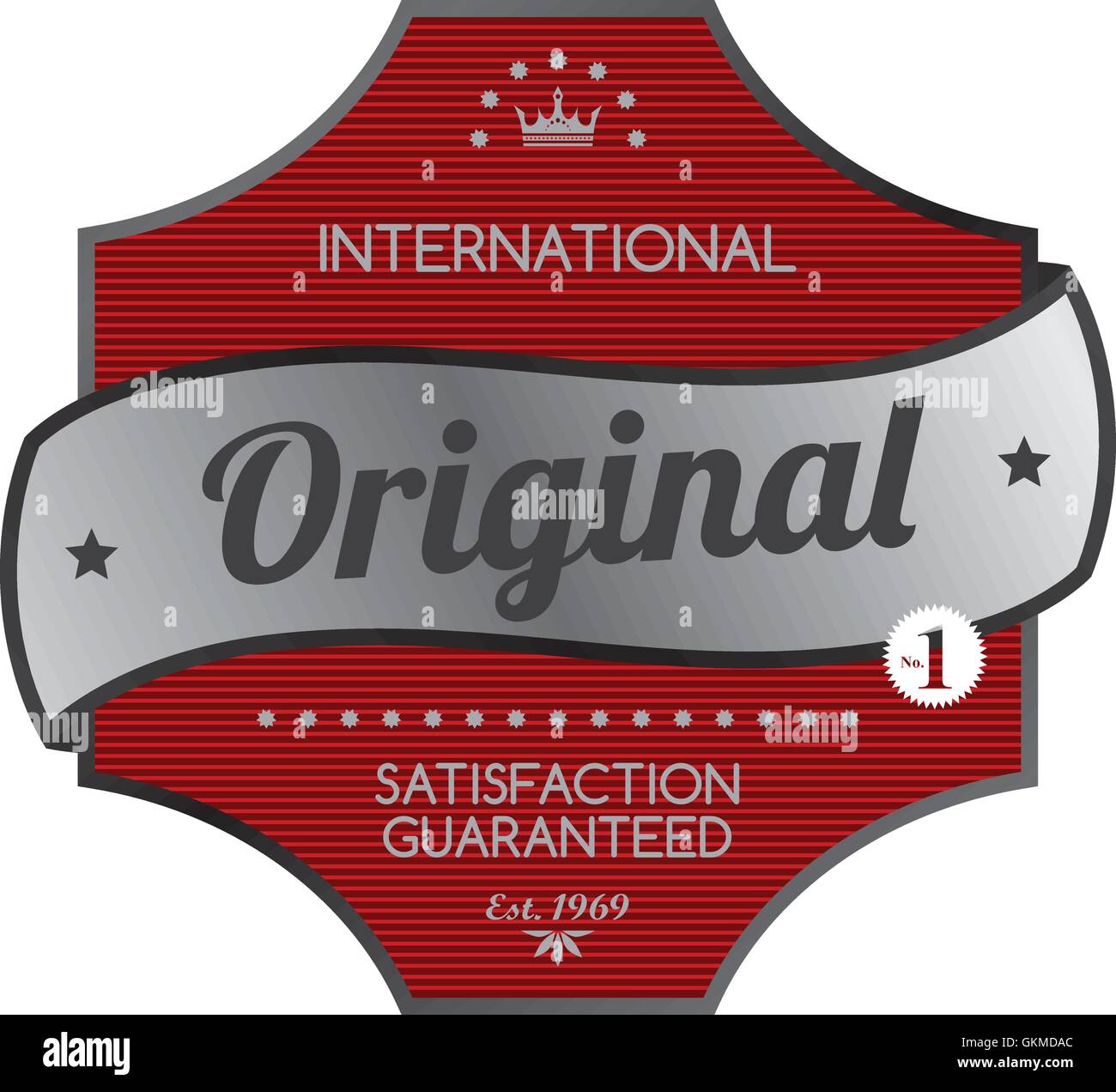 retro label sticker Stock Vector Image & Art - Alamy