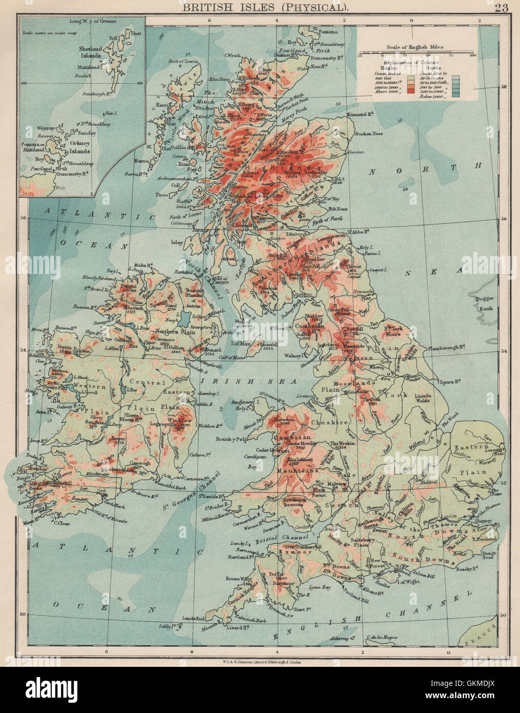 January and july isotherms hi-res stock photography and images - Alamy