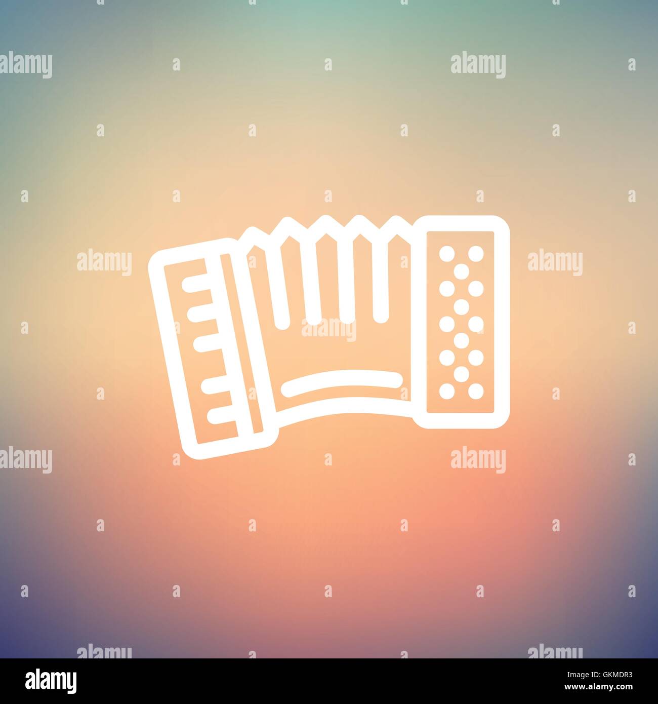 Concert harp icon outline Stock Vector Images - Alamy