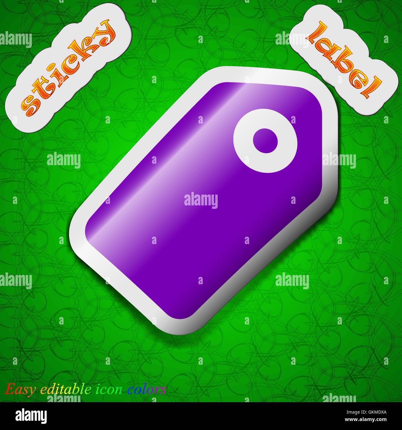 Special offer label icon sign. Symbol chic colored sticky label on ...