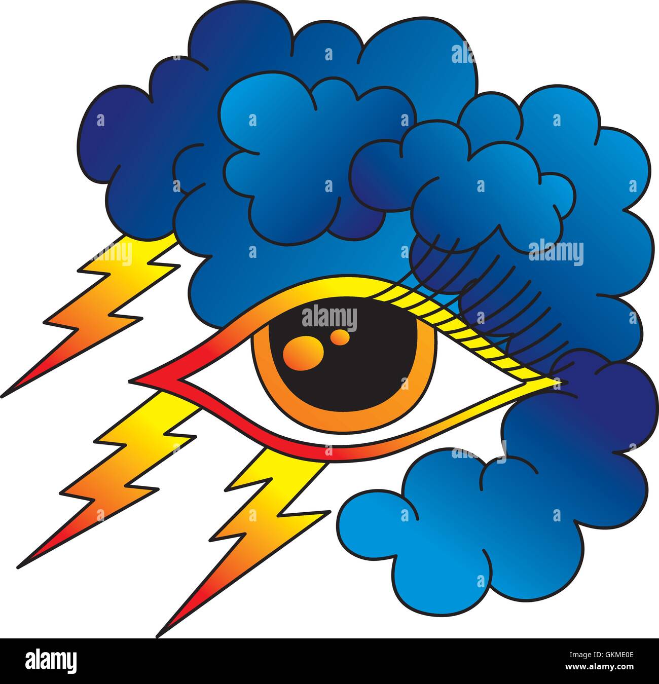 one eye of god Stock Vector Image & Art - Alamy