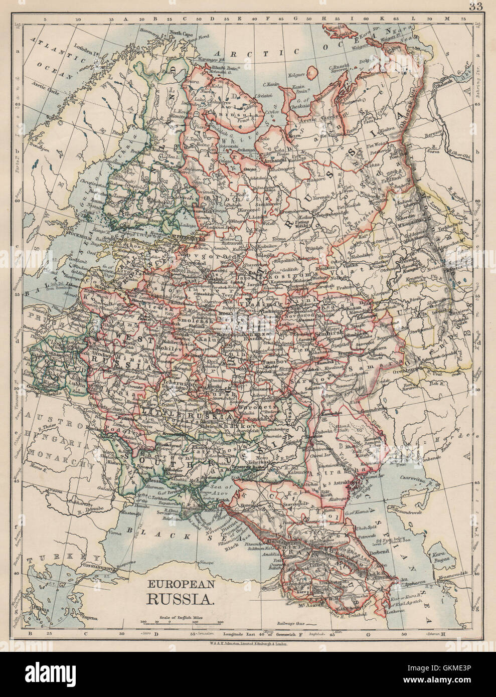 6th european map hi-res stock photography and images - Alamy