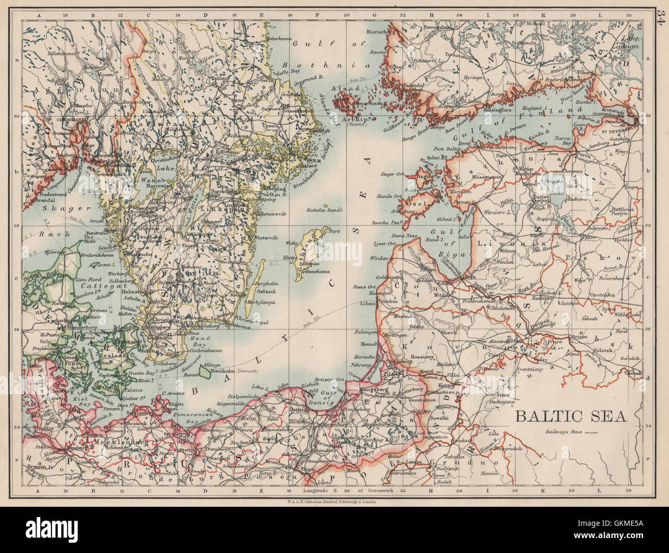 Courland map hi-res stock photography and images - Alamy
