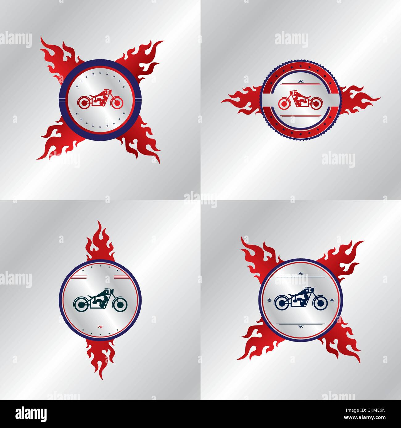 motorcycle label sticker Stock Vector Image & Art - Alamy