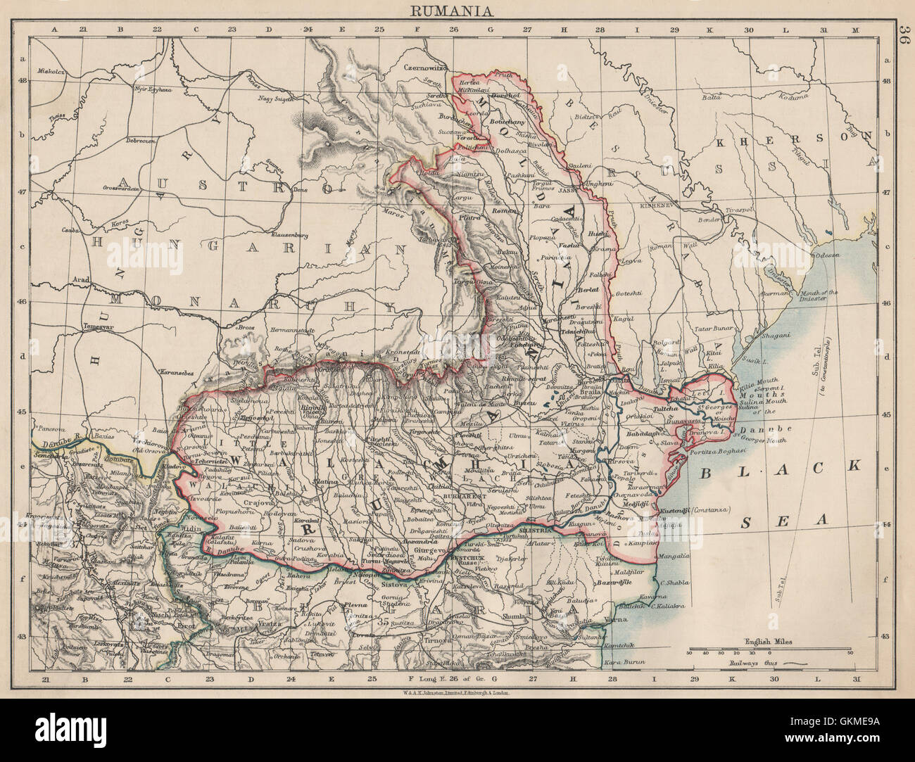 romania wallachia map