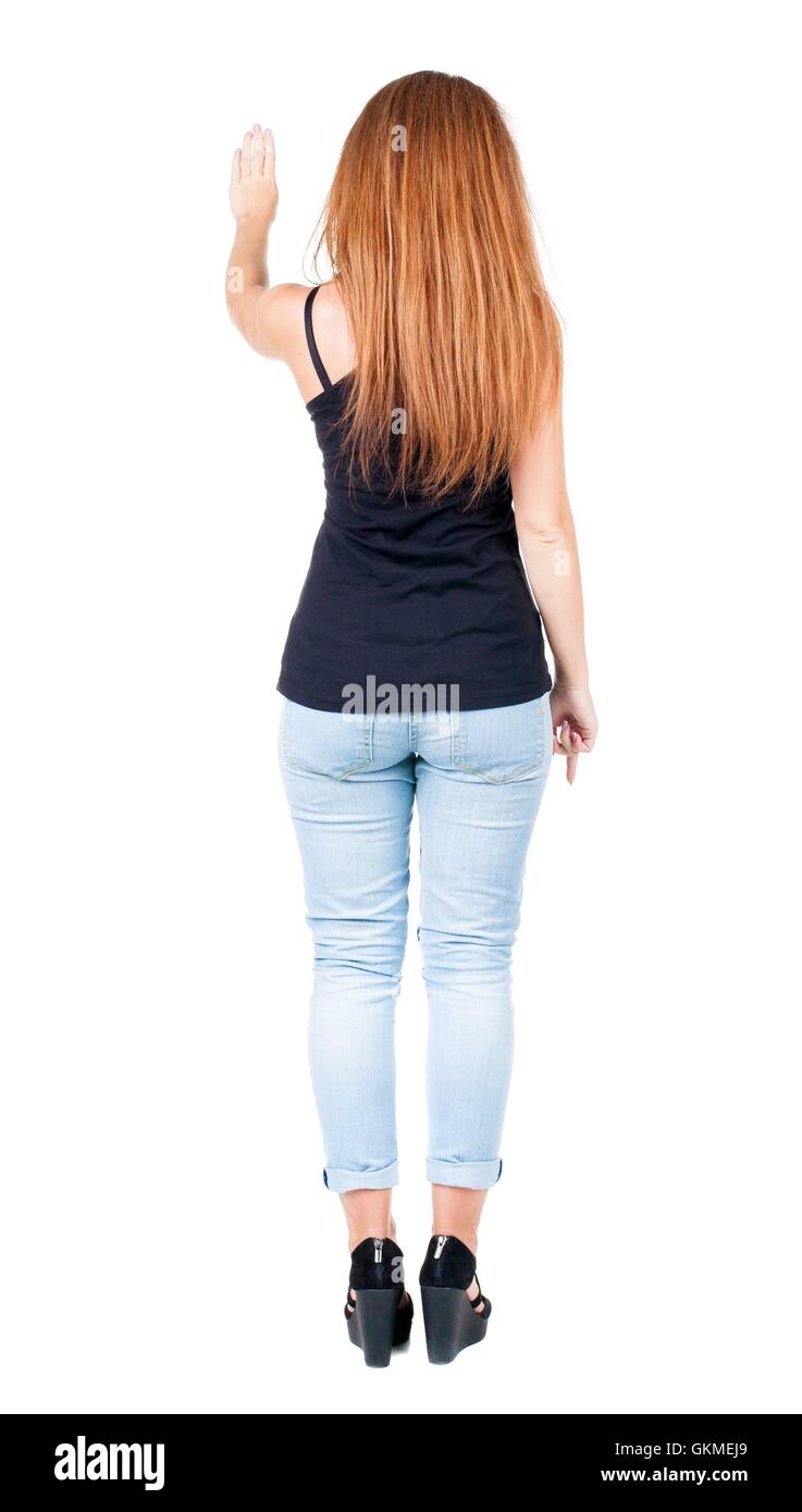 back view of woman Stock Photo - Alamy