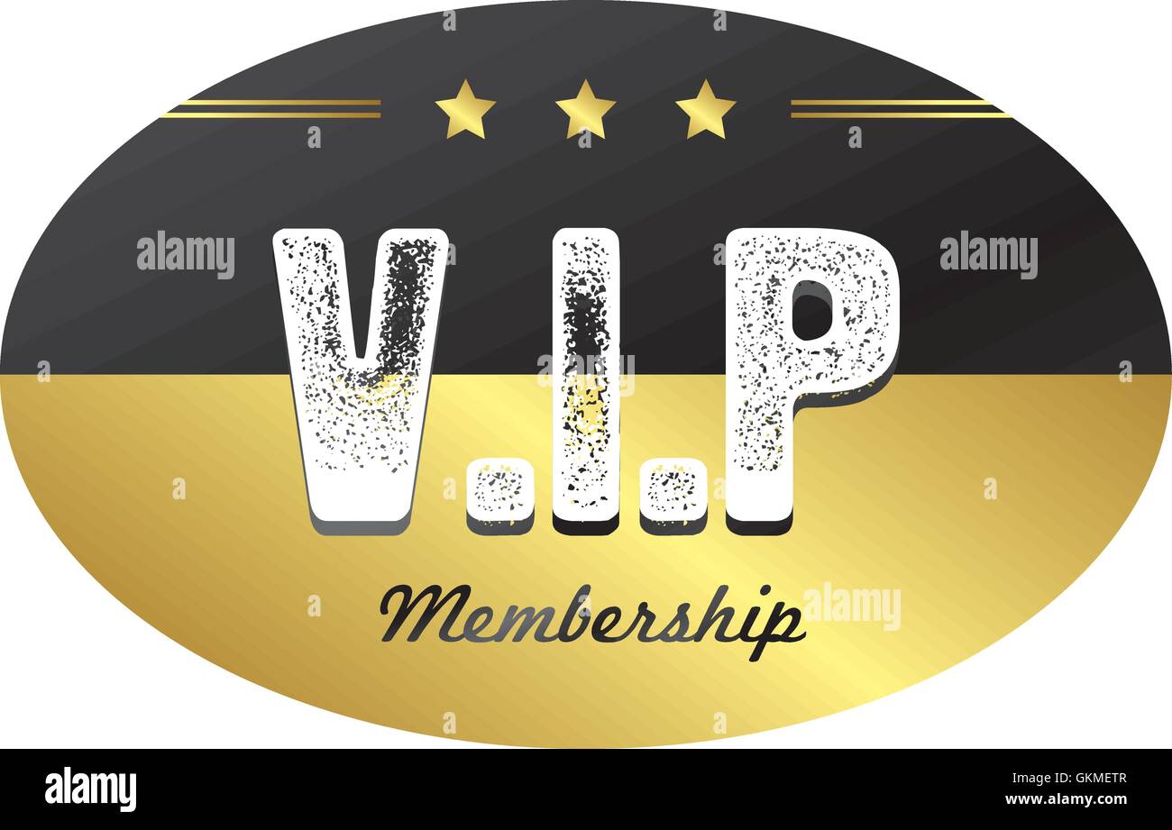 vip member badge Stock Vector Image & Art - Alamy