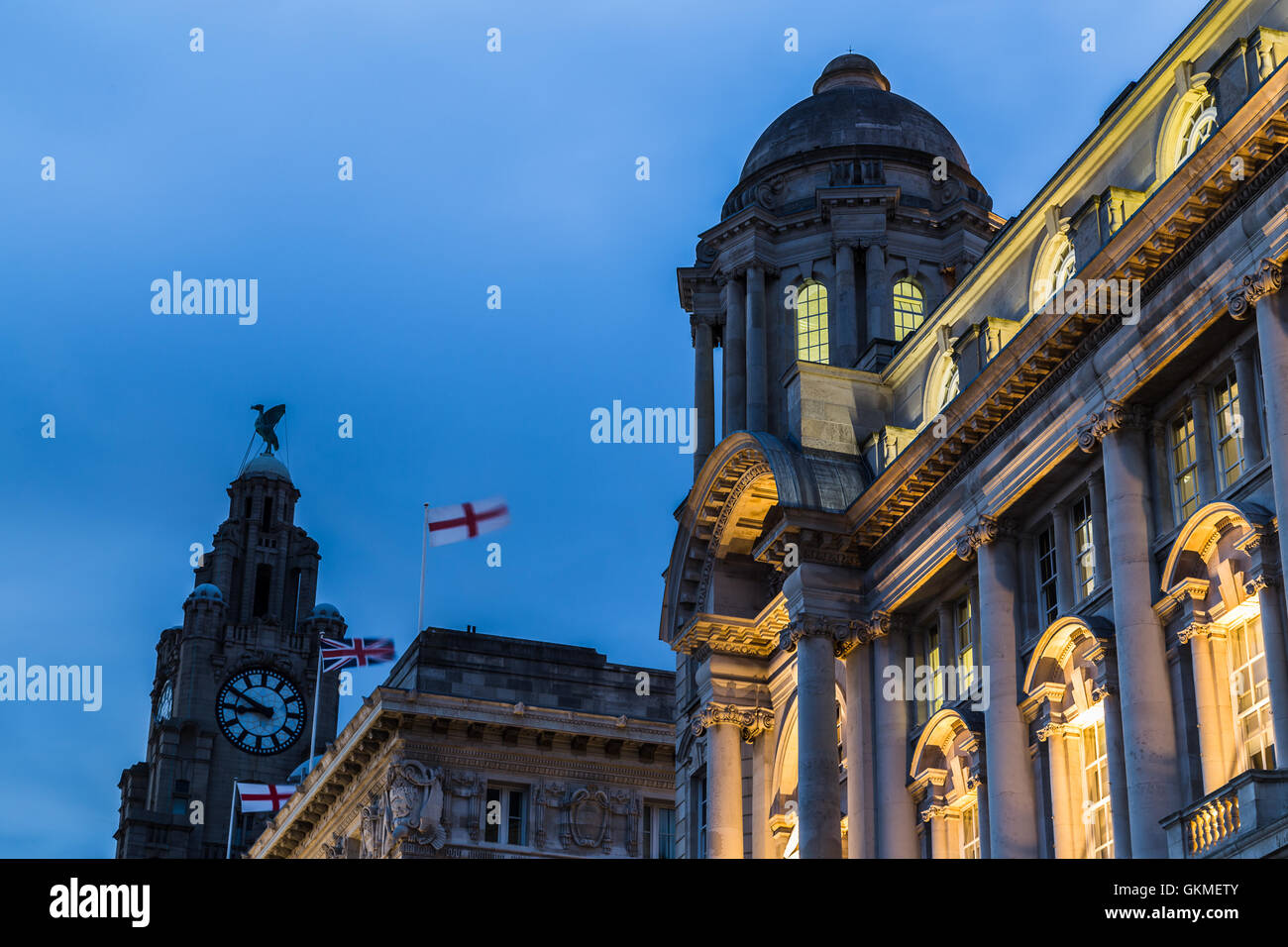 The Port of Liverpool Building, Cunard Building & the Royal Liver ...