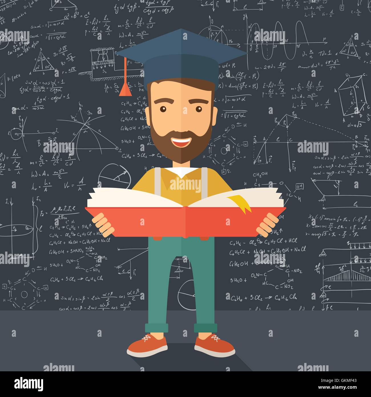 Graduation cap symbol concept Stock Vector Images - Alamy