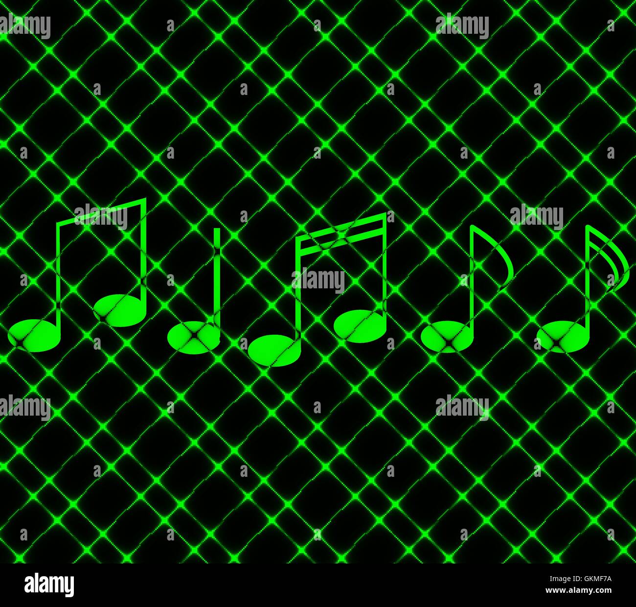 Music elements flat design hi-res stock photography and images - Alamy