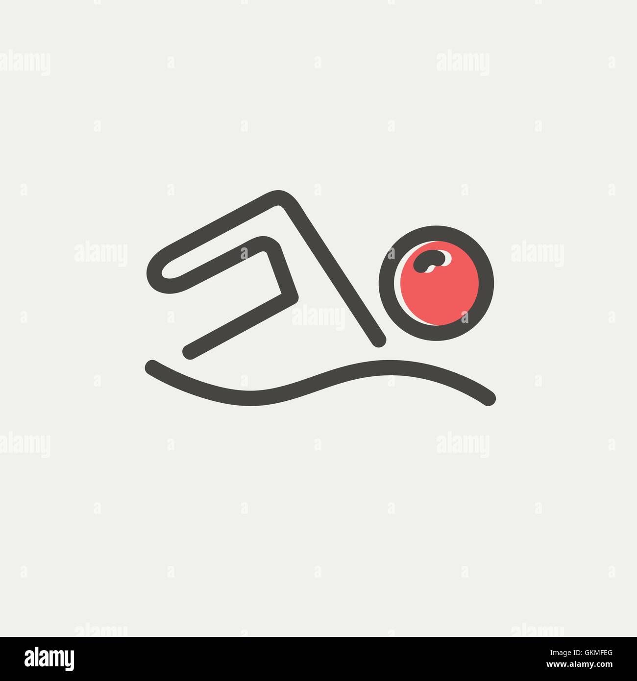 Line swimming pool Stock Vector Images - Alamy