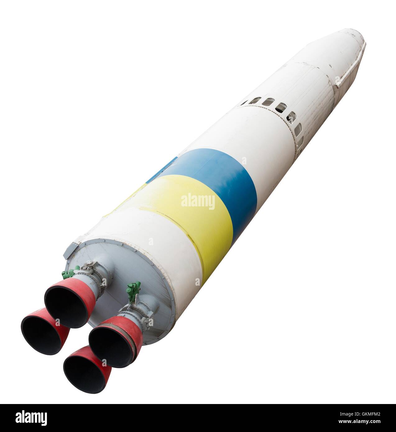 Astronaut flying on white background hi-res stock photography and ...