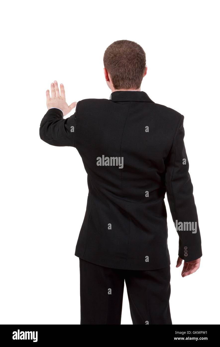 back view of Businessman Stock Photo - Alamy