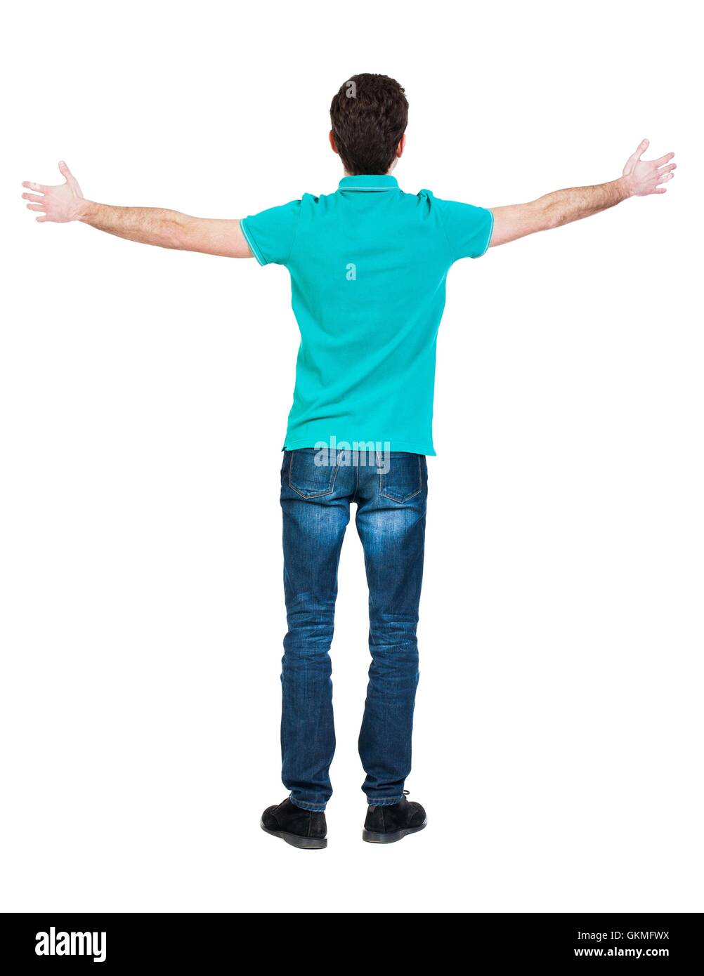 A man raised his hands in prayer Stock Photo - Alamy