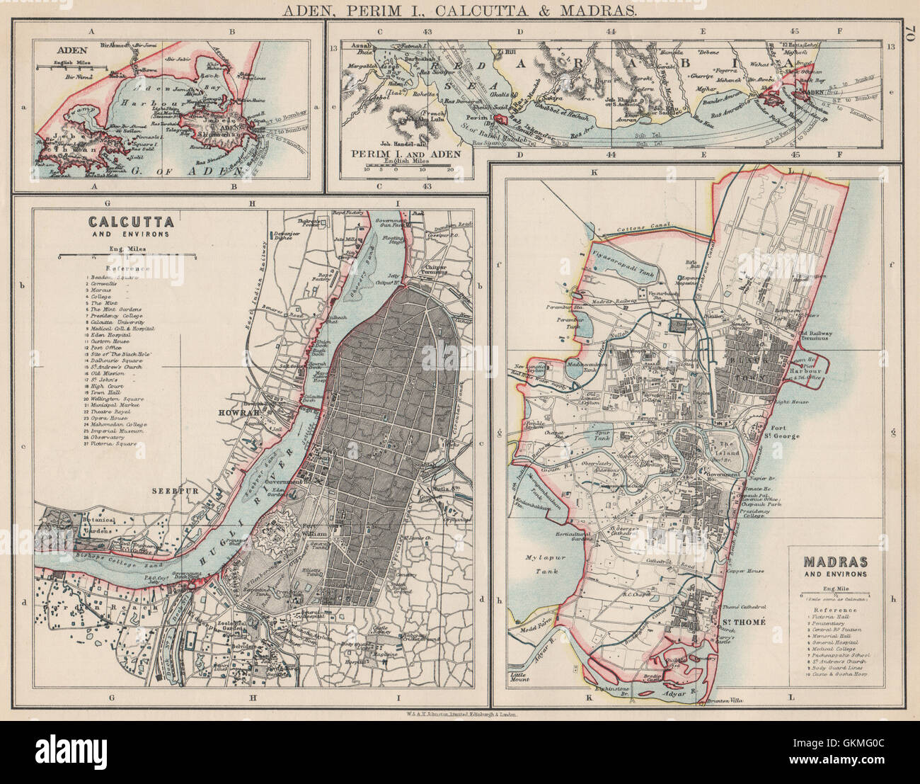 Map of aden hi-res stock photography and images - Alamy