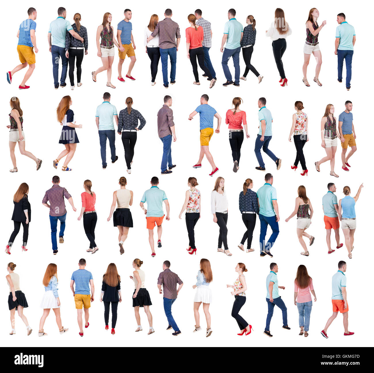 collection back view of people Stock Photo - Alamy