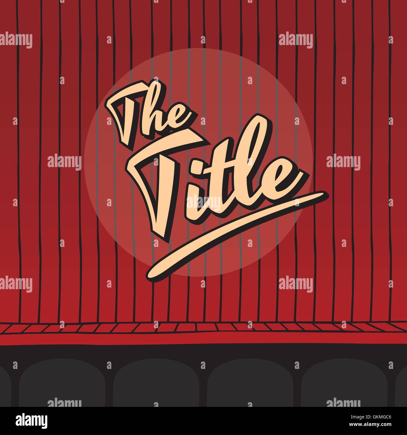 title live stage red curtain Stock Vector Image & Art - Alamy