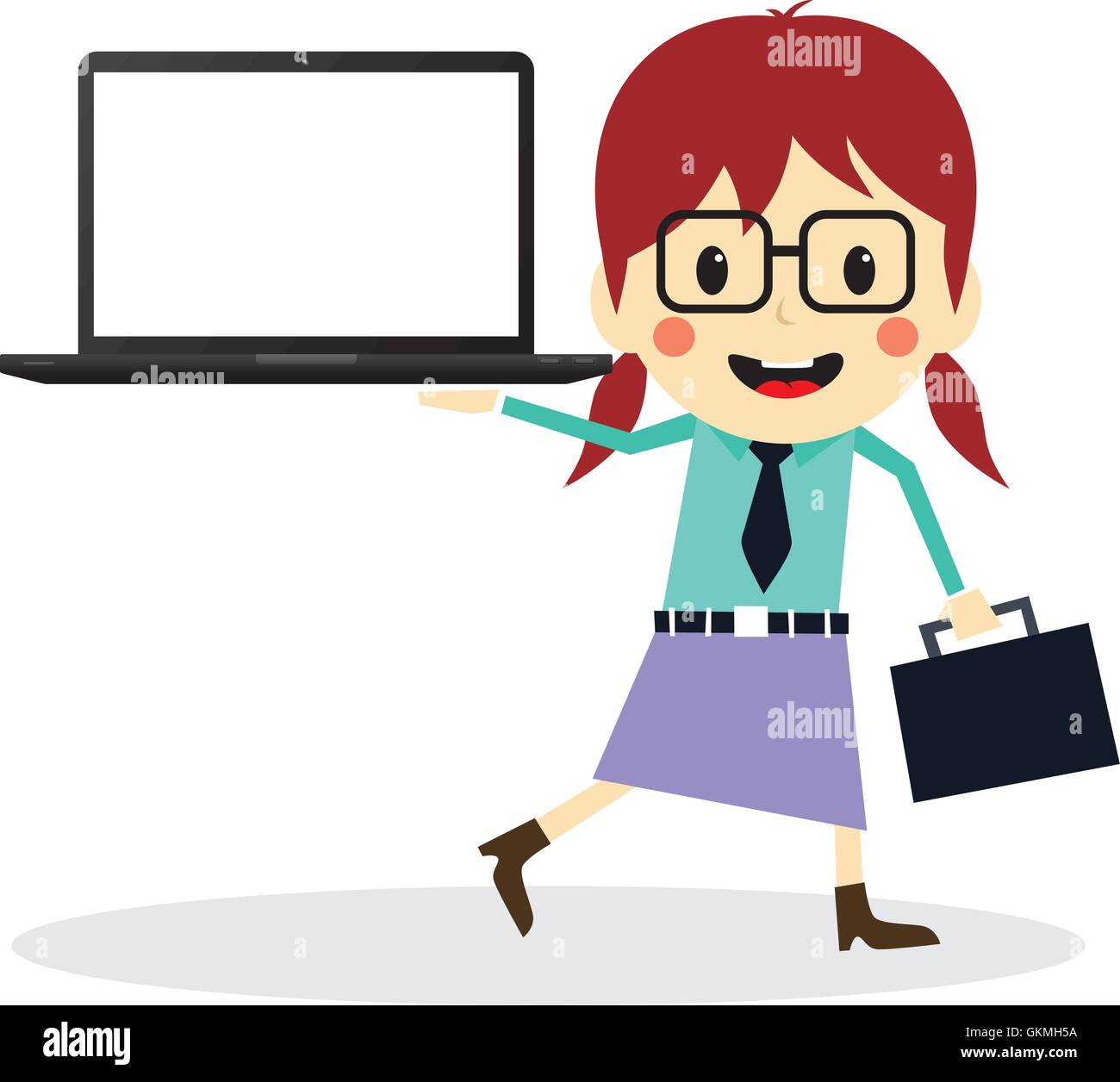 business presentation cartoon character Stock Vector Image & Art - Alamy