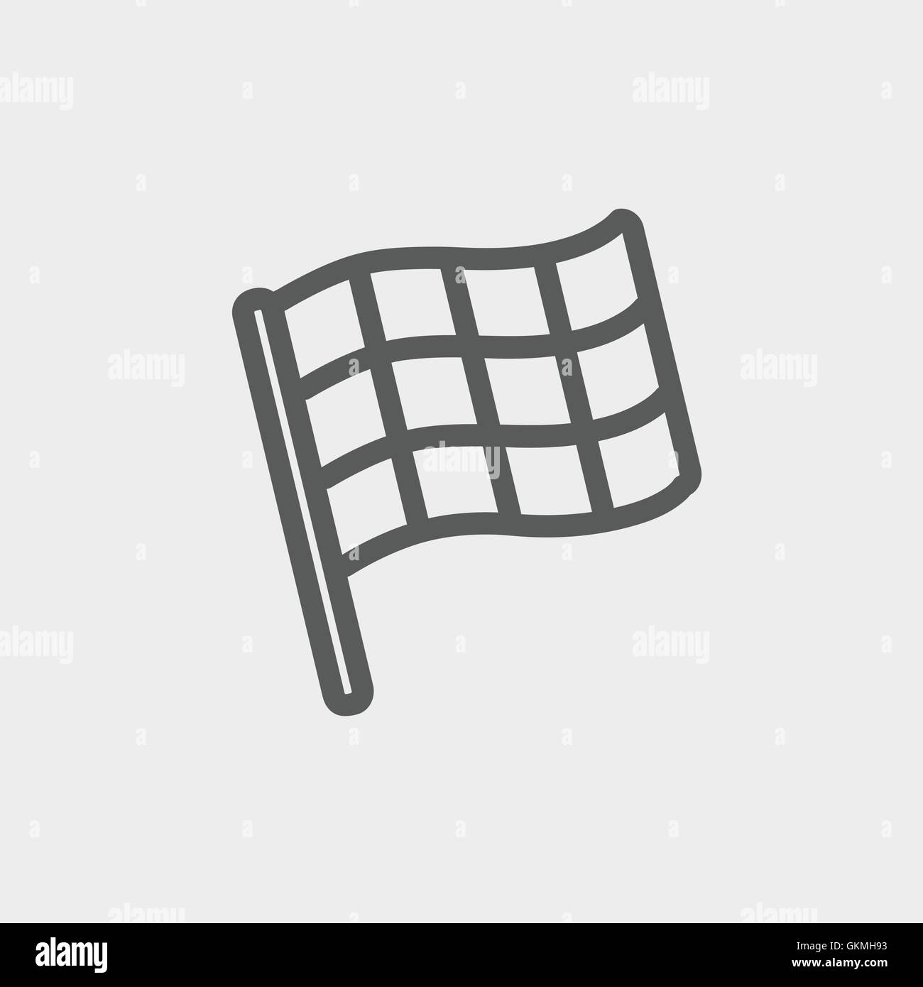 Chequered flag icon Stock Vector Images - Alamy