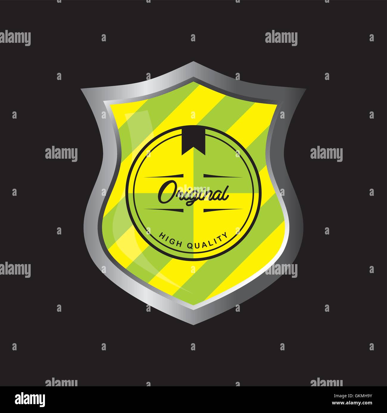 insignia shield product label art Stock Vector Image & Art - Alamy