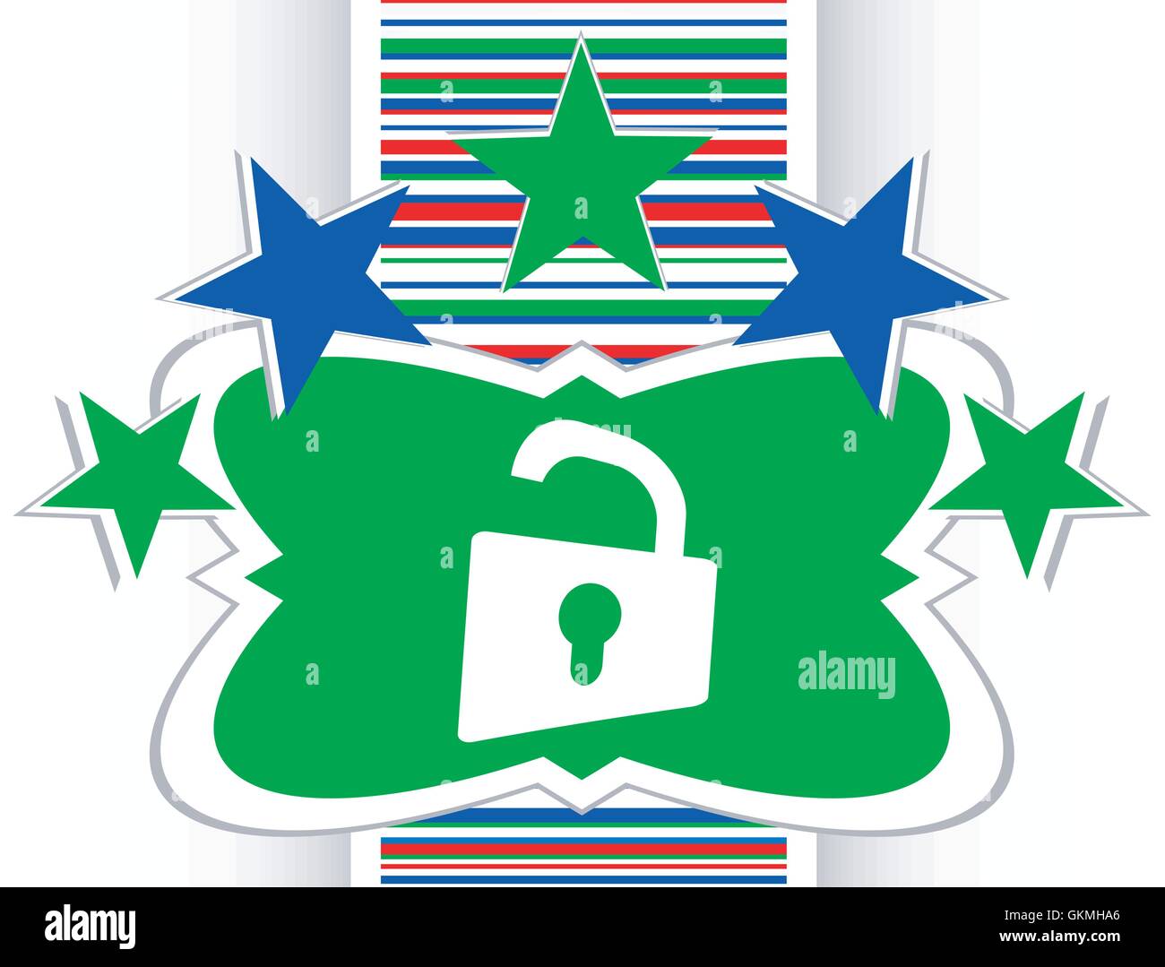 Open sign rounded isolated Stock Vector Images - Alamy