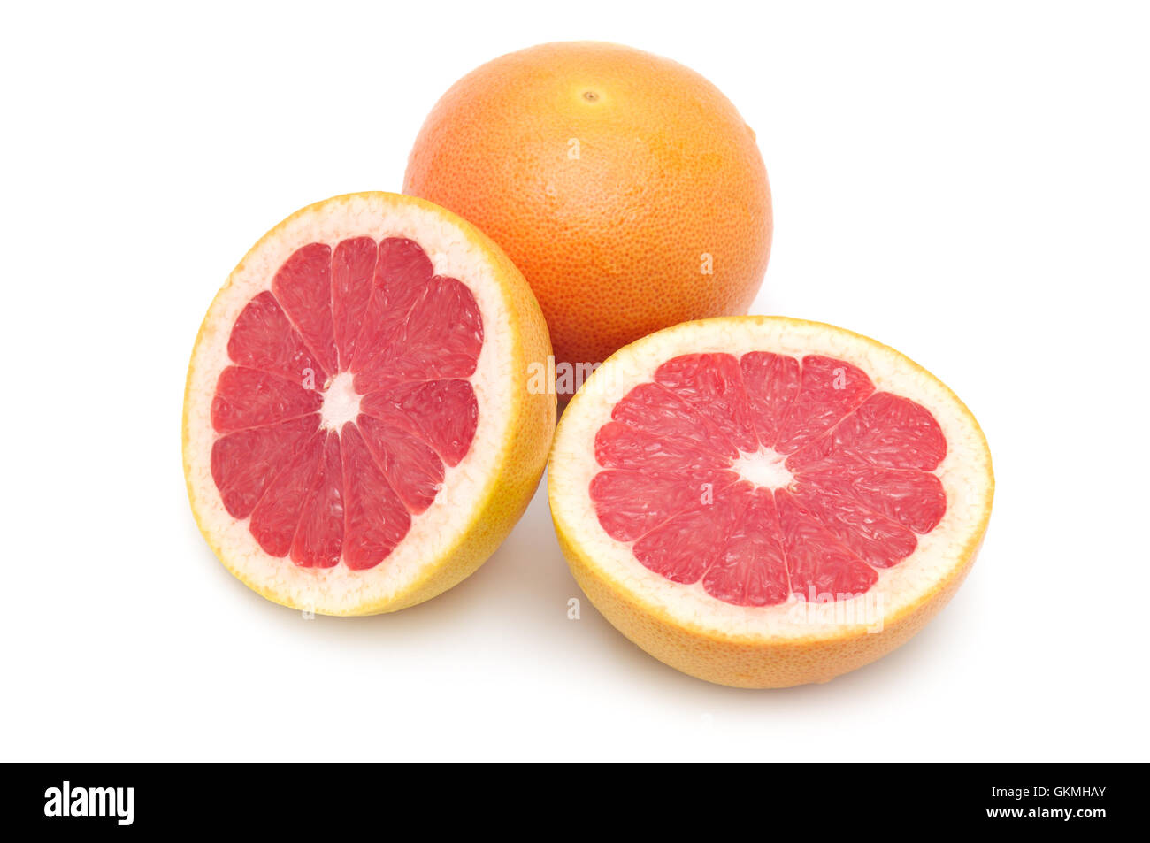 fresh grapefruit isolated on white Stock Photo - Alamy