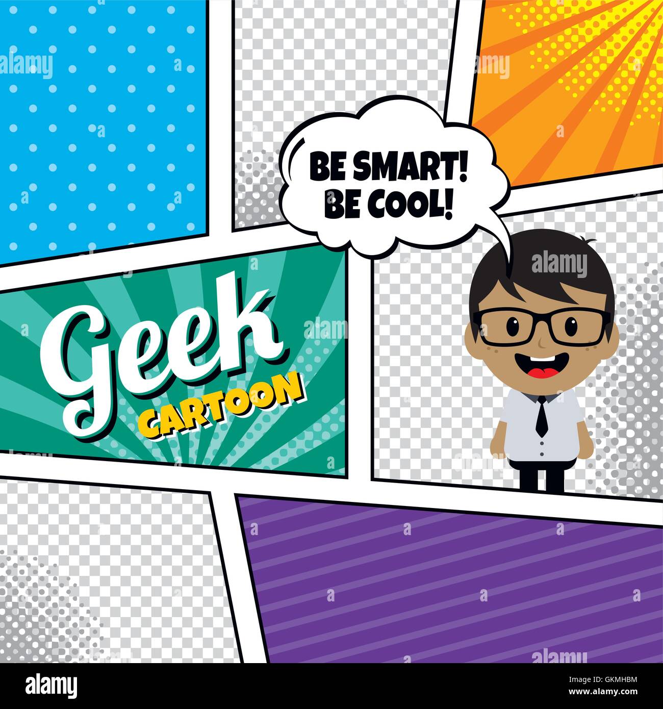 cartoon theme comic template Stock Vector Image & Art - Alamy