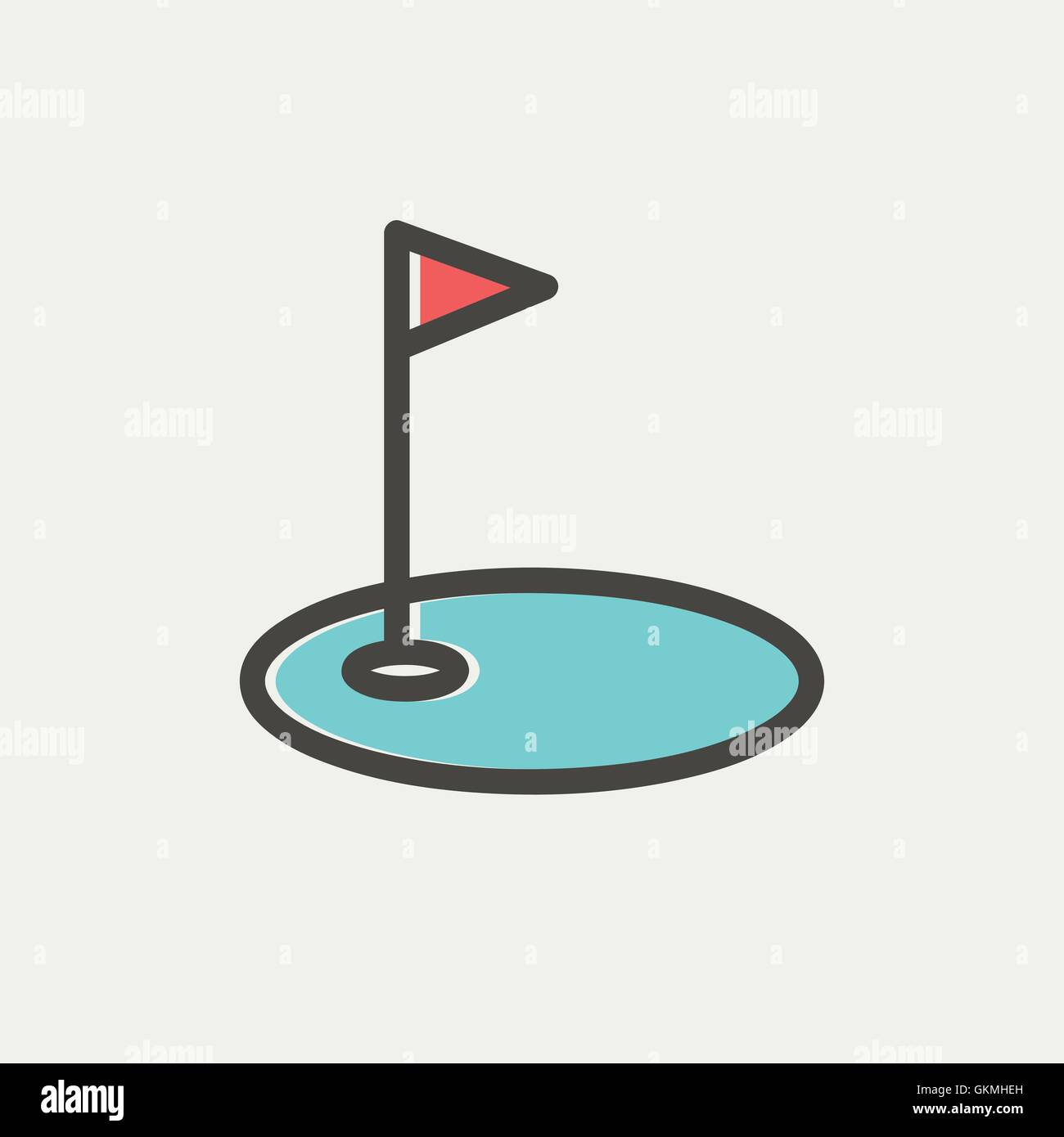 Hole flag Stock Vector Images - Alamy