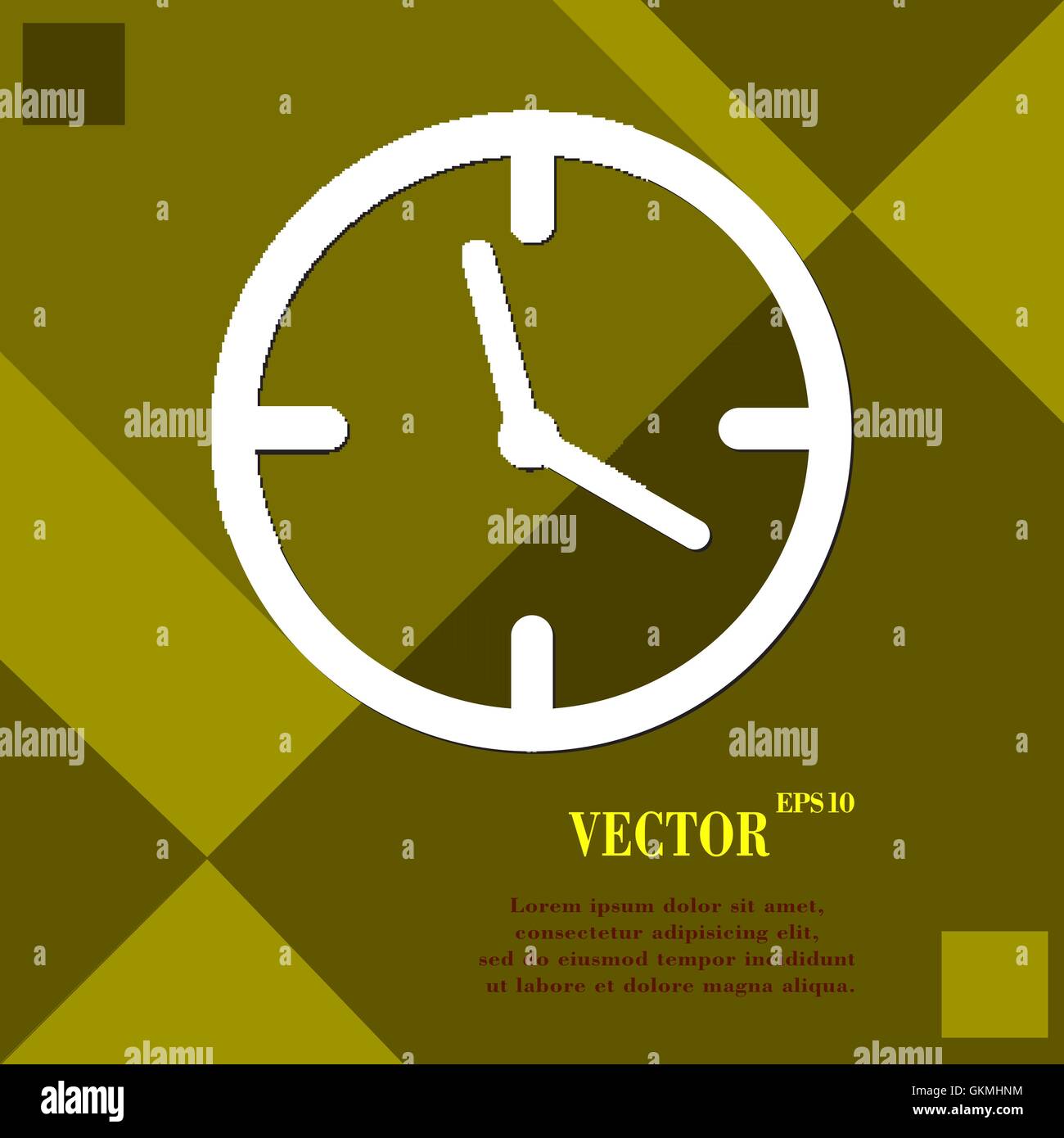 Creative clock Stock Vector Images - Alamy