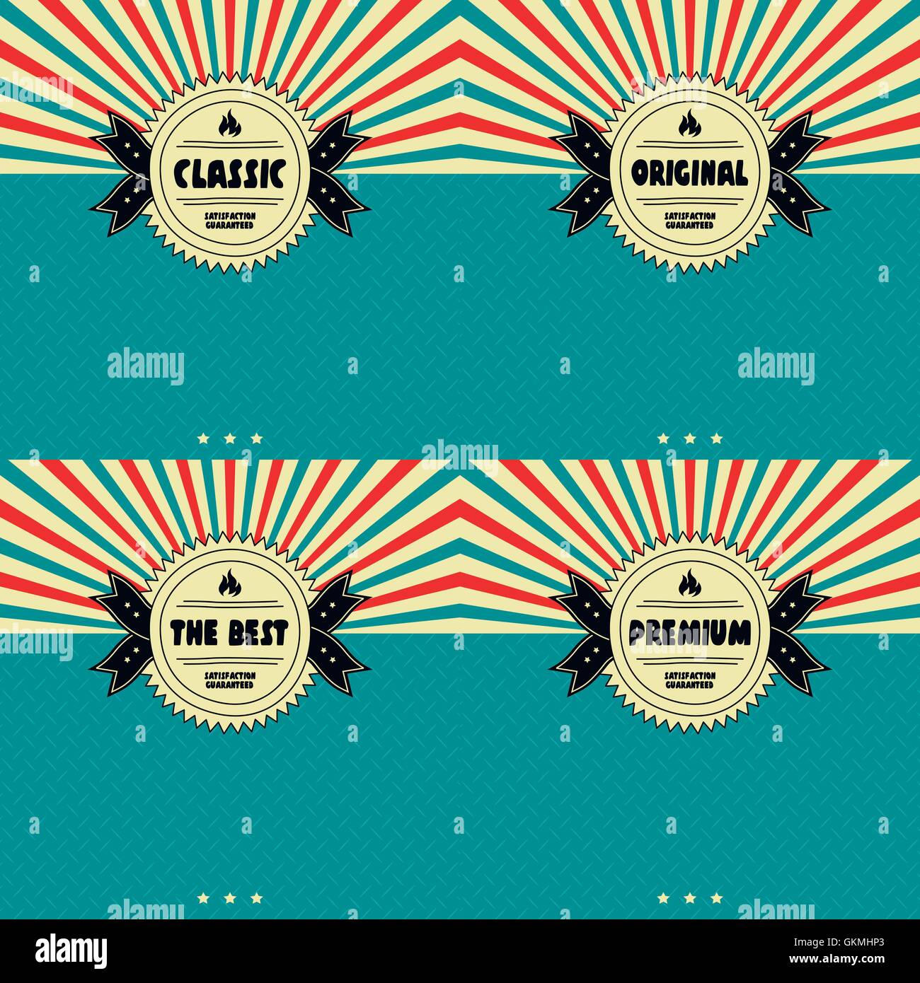 premium label vintage quality badge theme Stock Vector Image & Art - Alamy