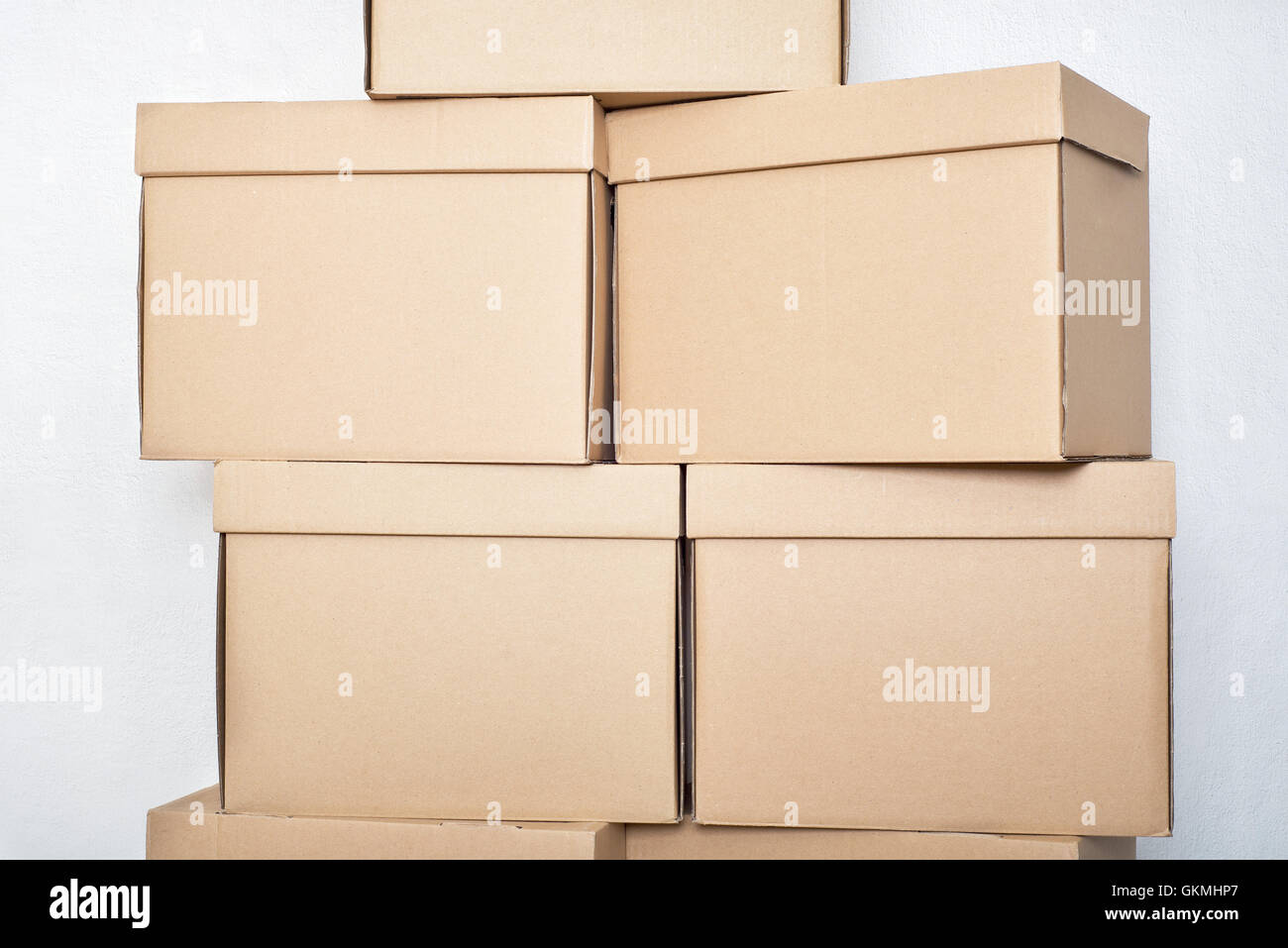 pile of cardboard boxes Stock Photo - Alamy