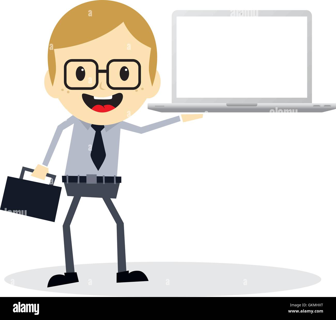 business presentation cartoon character Stock Vector Image & Art - Alamy