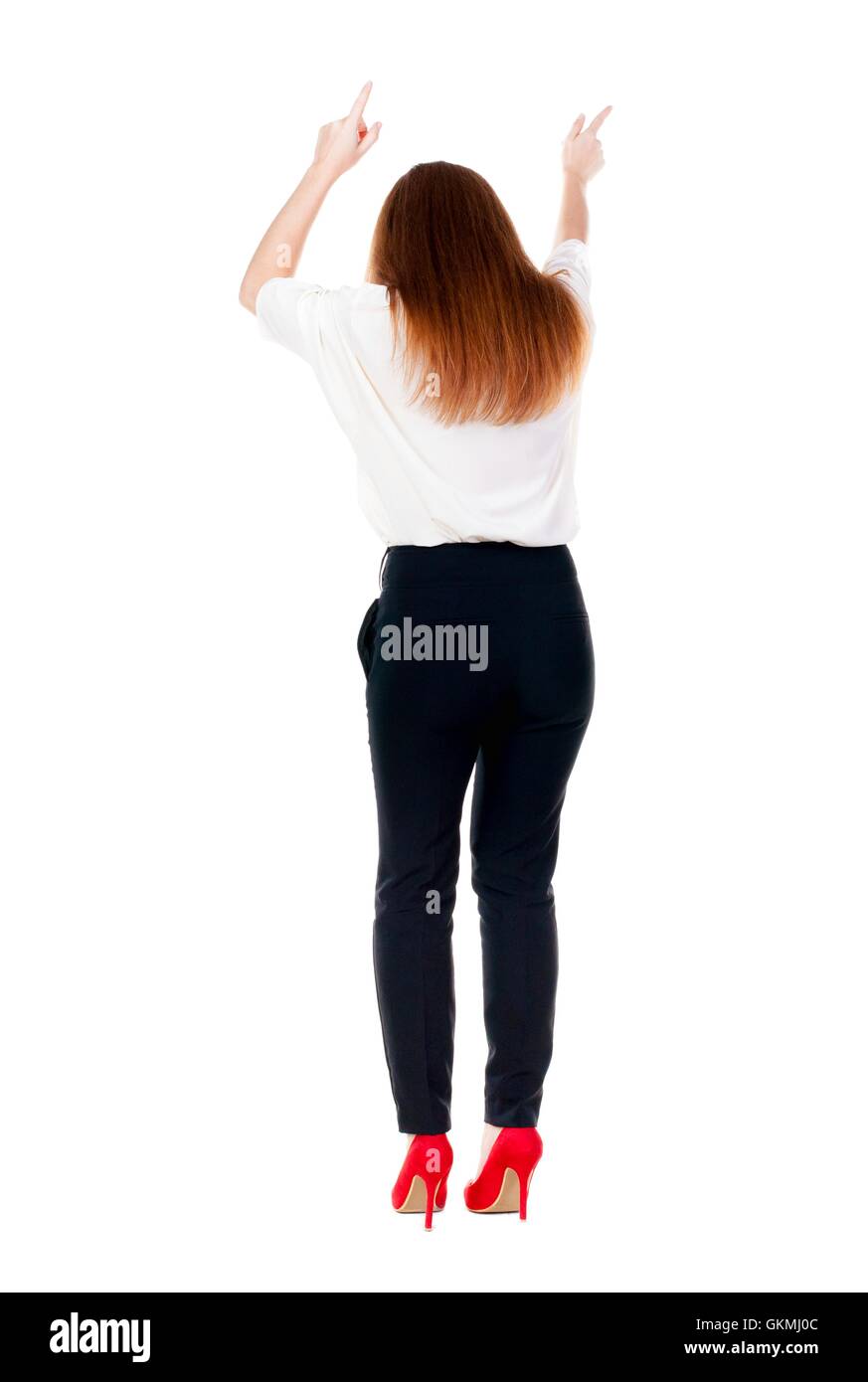 Victory sign hands back Cut Out Stock Images & Pictures - Alamy