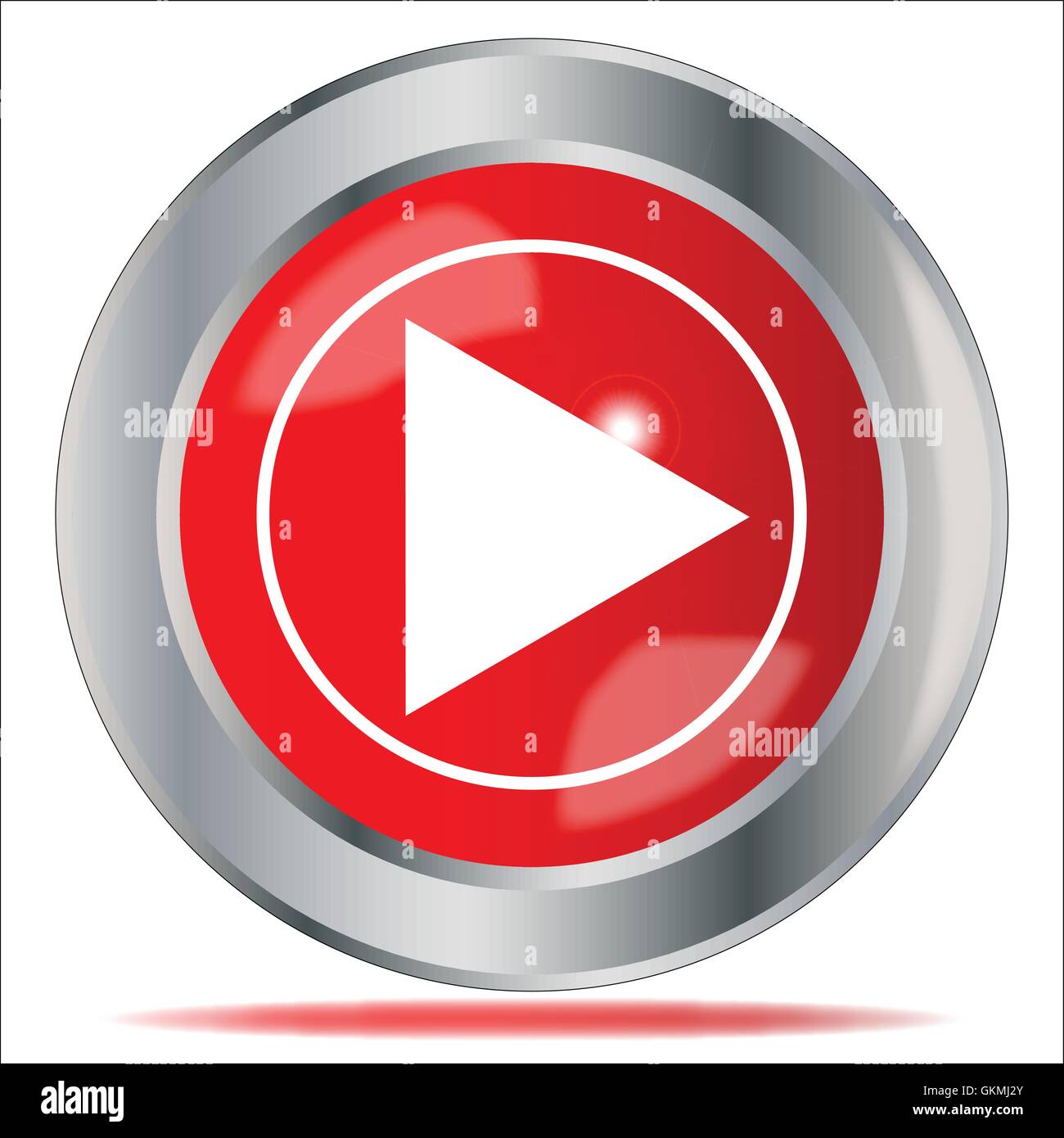 Icon play button Stock Vector Images - Alamy