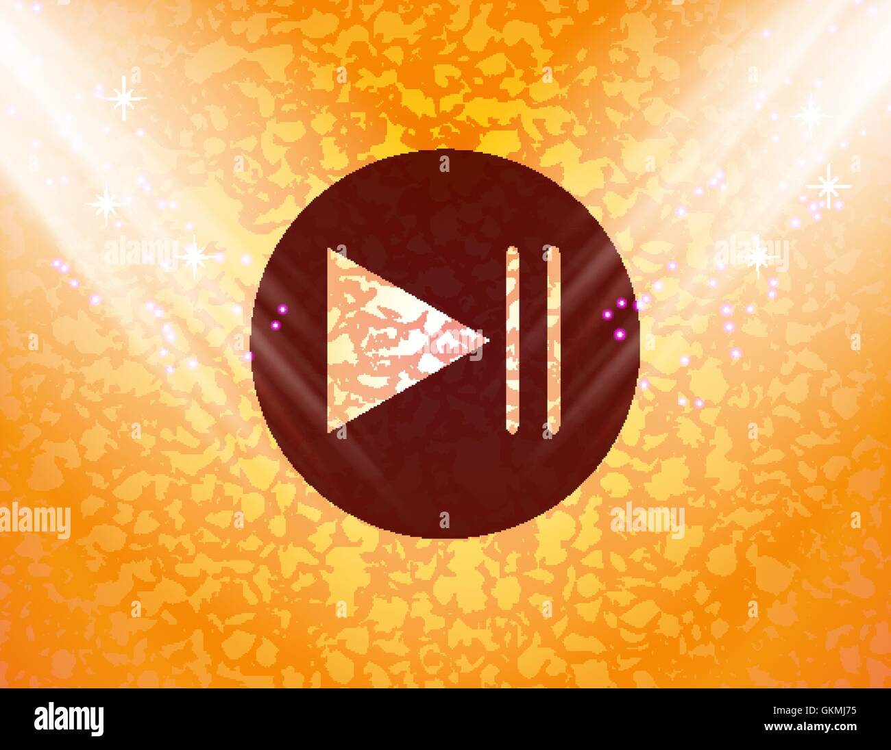 Play button web icon, flat design Stock Vector Image & Art - Alamy