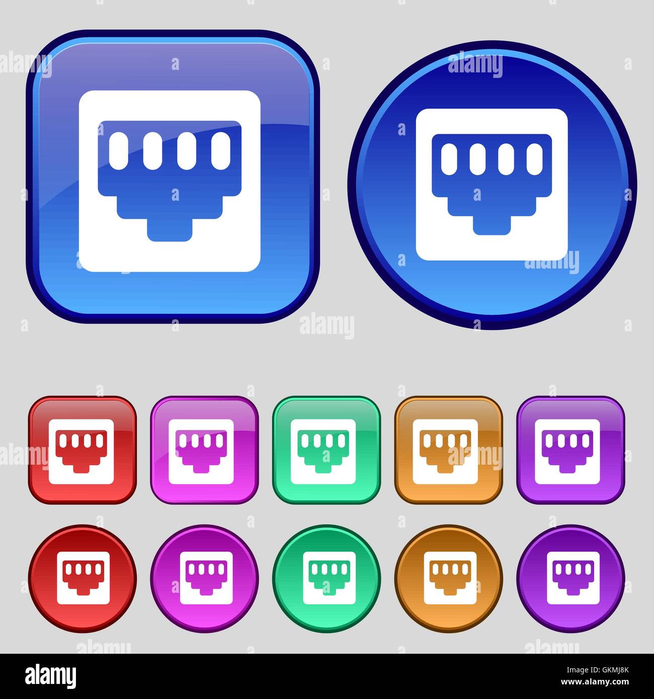 Rj45 Stock Vector Images - Alamy