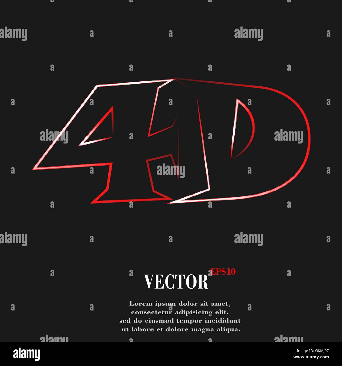 4d symbol hi-res stock photography and images - Alamy